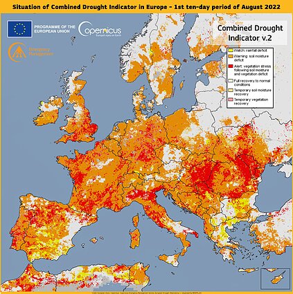 Didžiausia sausra Europoje per 500 metų: nusekusios upės, vandens ...