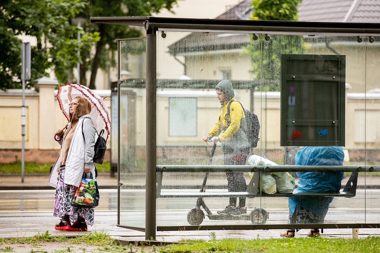 Sekmadienį į šalį atslinks lietus, vietomis sugriaudės perkūnija - LRT