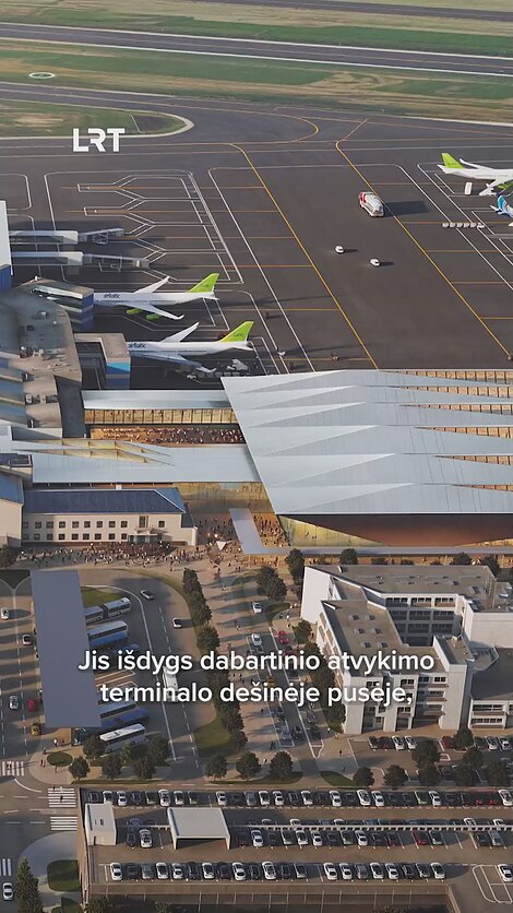 Vilniaus oro uosto terminalo statybos darbus planuojama pradėti 2027 m ...