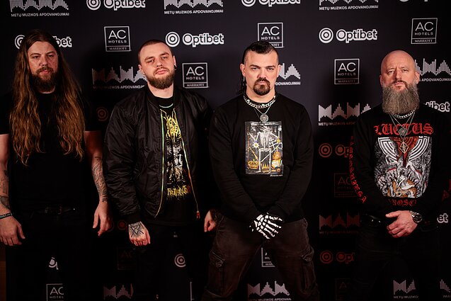 M.A.M.A. ceremoniją sudrebinusi metalo grupė „Luctus“ surengs koncertą ...